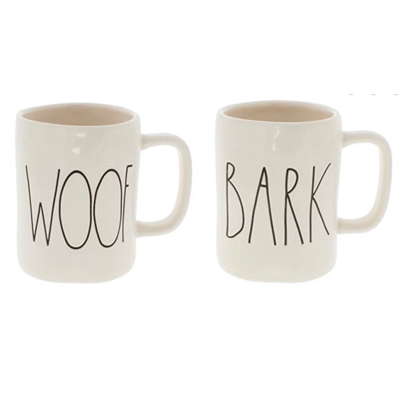 Rae Dunn | Dining | Rae Dunn Woof And Bark Mug Set | Poshmark